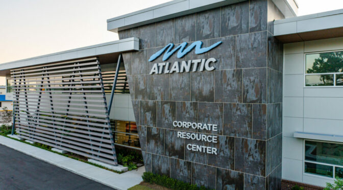 Atlantic Packaging headquarters clad in stone | Rockinteriors